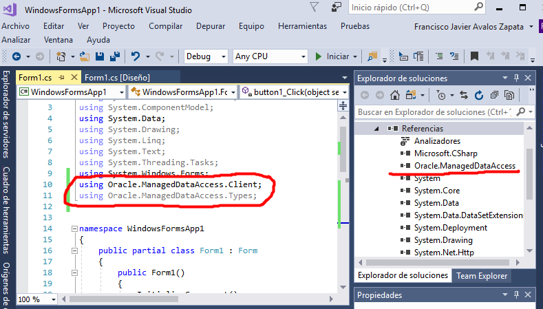Como conectar a una base de datos Oracle 12c desde una aplicación .Net ...