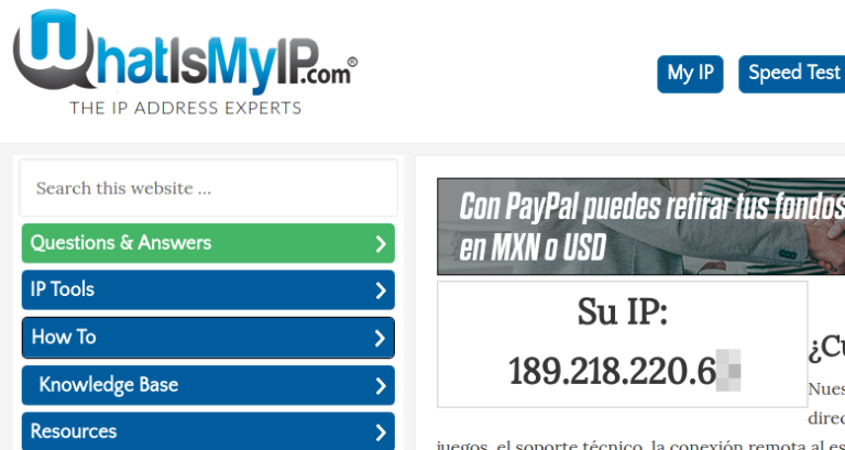 Qué es la dirección IP pública o real y cómo saber cual es mi IP ...