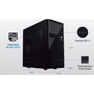 Gabinete Computadora Micro ATX ACTECK AC-929011 – SCyASIG