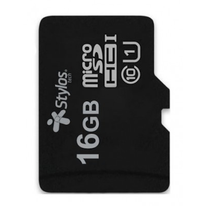 Memoria Micro SD de 16 GB Stylos STMSDS2B – SCyASIG
