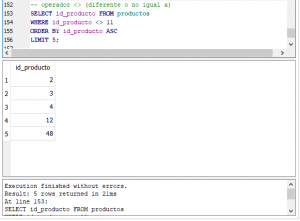 SQL básico. Operadores en la cláusula Where. – SCyASIG