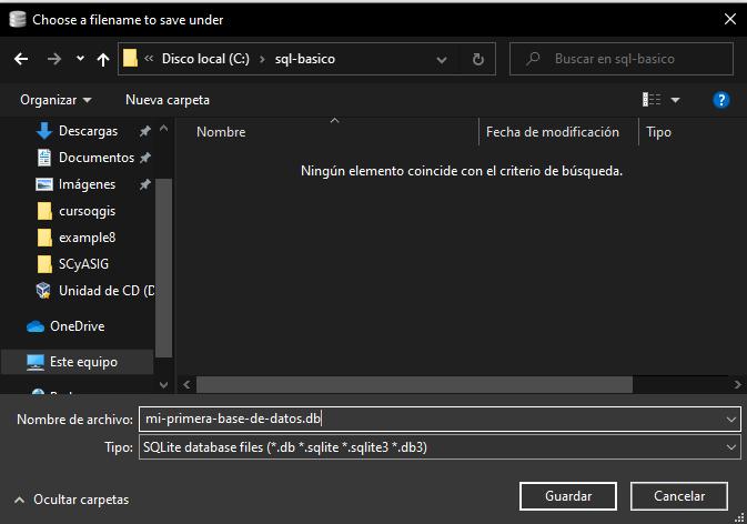Sql Básico Crear Una Base De Datos Sqlite Y Agregar Una Tabla Scyasig