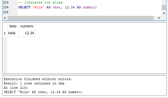 SQL básico. Funciones sobre cadenas de texto. – SCyASIG
