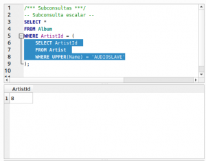 SQL intermedio: subconsultas (subqueries). – SCyASIG