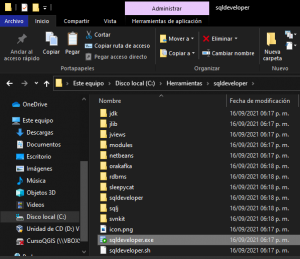 Oracle: Instalar Sql Developer en Windows. – SCyASIG