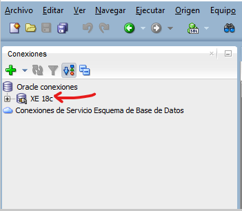 SQL Developer. Crear una conexión a una base de datos de Oracle. – SCyASIG