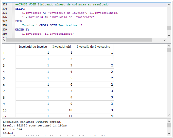 SQL Básico. Consultando varias tablas: Inner Join. – SCyASIG