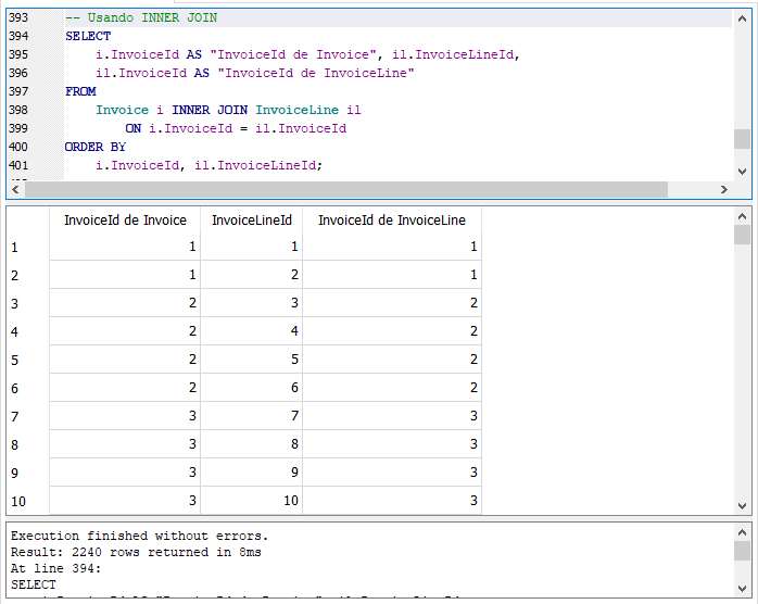 SQL Básico. Consultando varias tablas: Inner Join. – SCyASIG