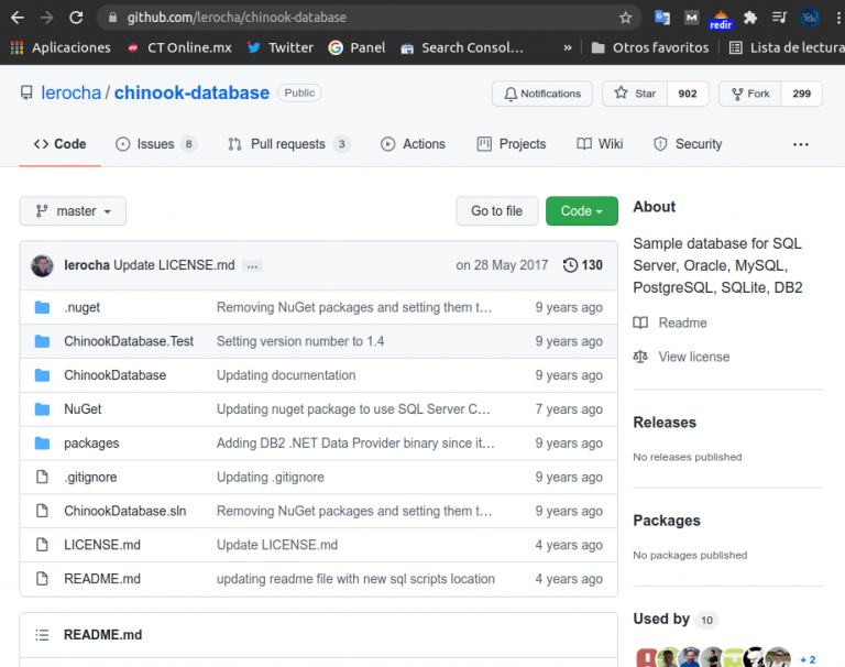 SQL Básico. Descargar base de datos Chinook. – SCyASIG